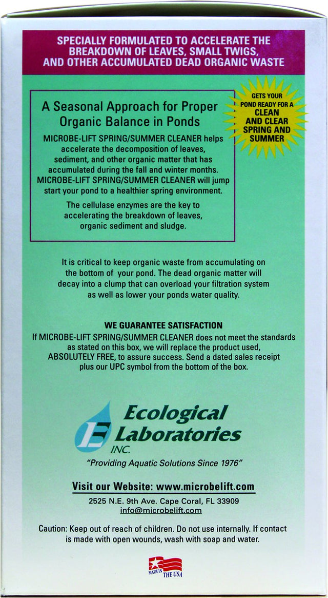Microbe-Lift Spring and Summer Cleaner – LoveWatergardens